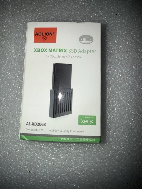 AOLION XBOX SERIES X/S SSD Adapter AL-XB2063 Matrix Storage Expansion M ...