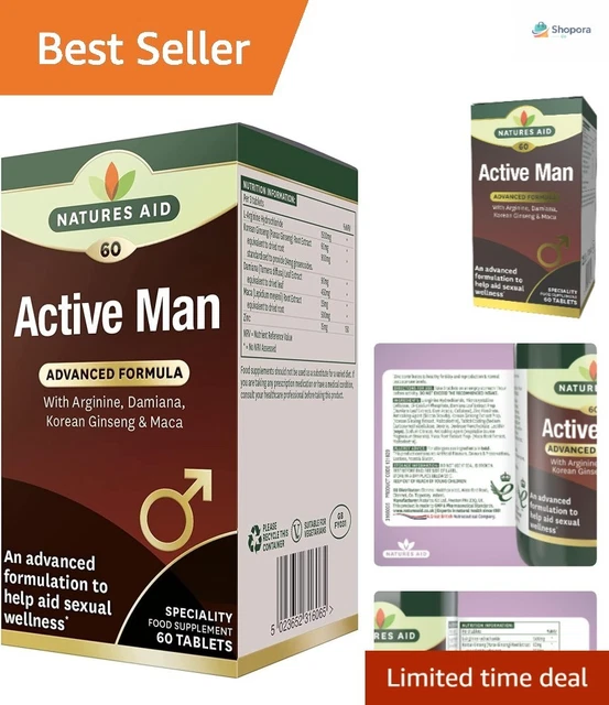 HIGH STRENGTH ACTIVE Man Tablets - Promote Sexual Wellness with 60 Tablets £9.99 - PicClick UK