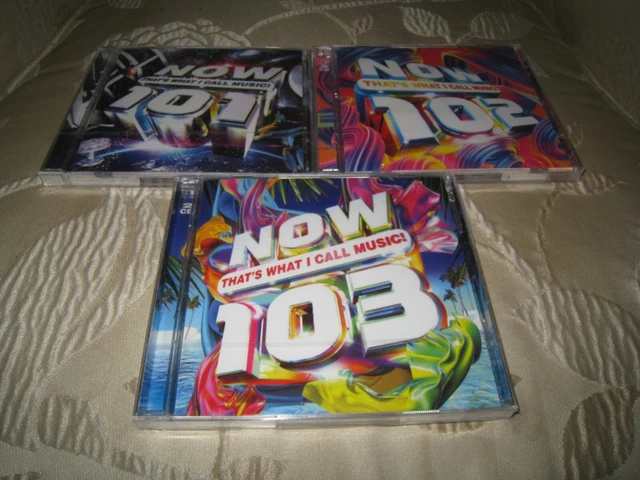 NOW THAT'S WHAT I Call Music 101 102 And 103 Sealed Two Disc Uk Cd ...