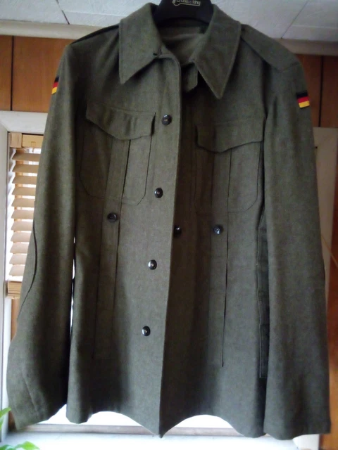 VINTAGE SMALL 60'S Bundeswehr West Germany Army Wool Field Coat Jacket ...