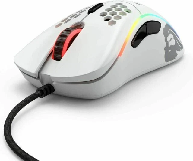 GLORIOUS PC GAMING Race Model D Wired Gaming Mouse - Matte White (GD ...