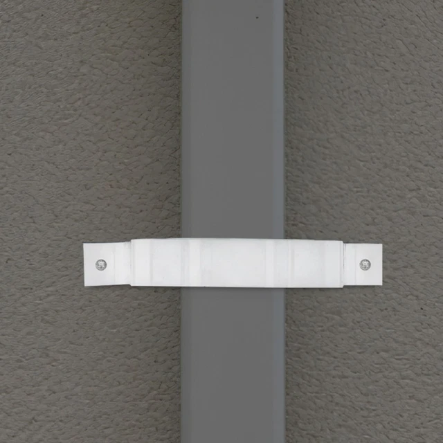 PIPE SUPPORT BRACKET Downspout Adapter Gutter Strap Extension Brackets ...