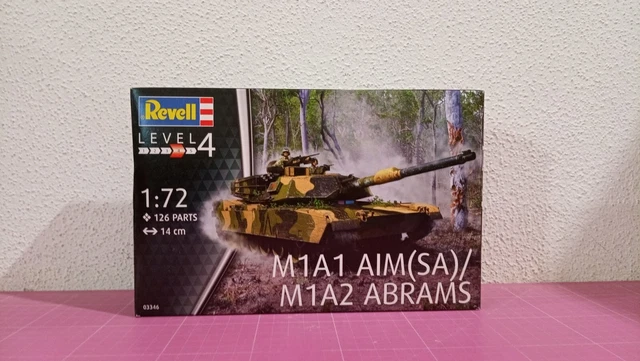 REVELL M1A1 AIM(SA)/M1A2 Abrams 1:72 126 teile (03346) EUR 18,00 - PicClick DE