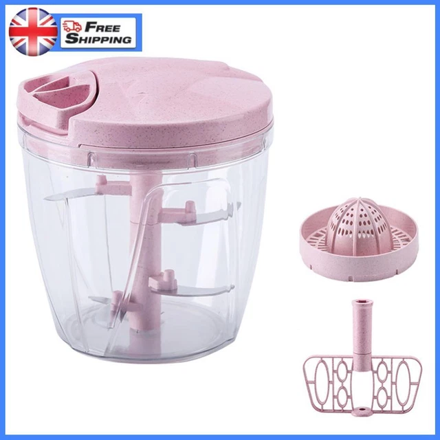 MANUAL MEAT GRINDER Hand-power Food String Chopper Blender Shredder (Pink) £9.16 - PicClick UK