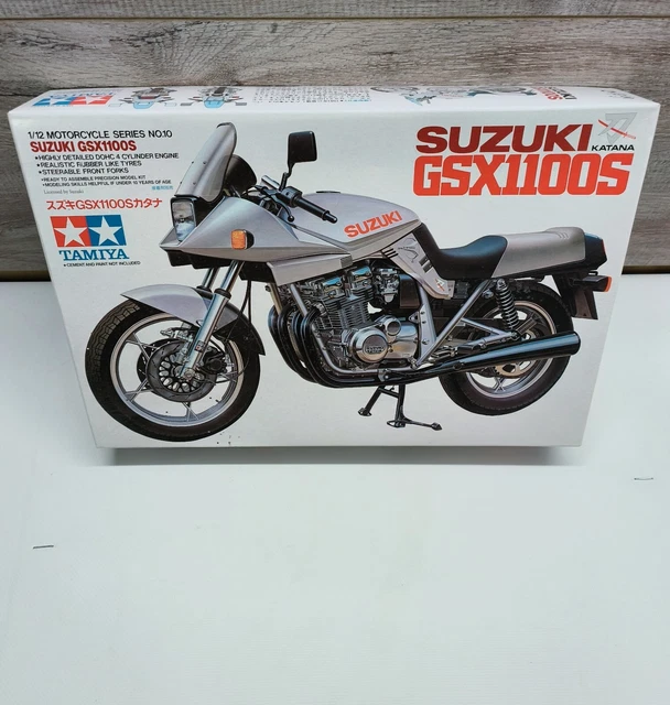 TAMIYA SUZUKI GSX1100S Katana 14010 Motorbike Plastic Model Kit Scale 1 ...