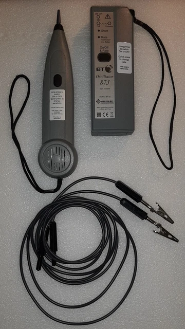 GPO/POST OFFICE/BT ENGINEERS Oscillator 87J & Amplifier 109J and leads ...