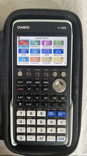 CASIO FX-CG50 3D Graph Catalogue Function Graphic Calculator £79.00 ...
