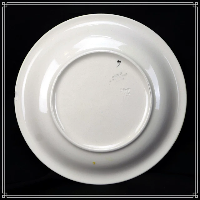 ORIGINALE ASSIETTE EN Faience Art Deco De Tours Gustave Asch Sainte ...