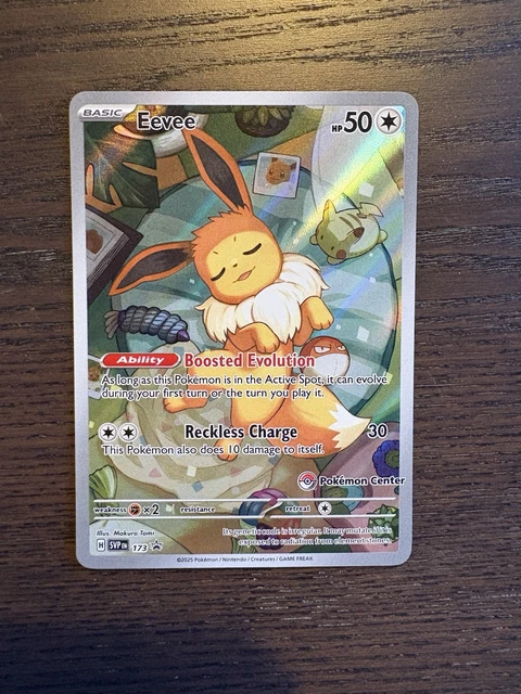 POKEMON PRISMATIC EVOLUTIONS Eevee Pokemon Center Stamped ETB Promo SVP ...