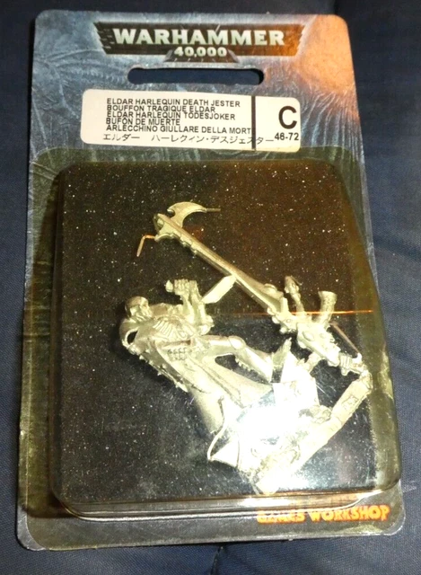 GAMES WORKSHOP 40K Eldar Harlequin Death Jester (édition 2004) pack ...