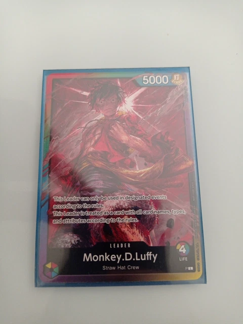 ONE PIECE CARD Game - Monkey D. Luffy - Pack Battle Leader Sealed PROMO English EUR 44,34 ...