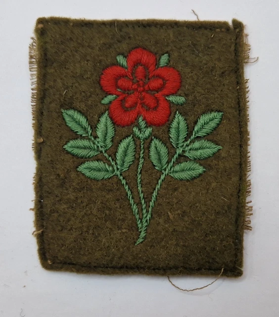 WW2 BRITISH ARMY 55th West Lancashire Infantry Div Formation Flash Sign ...