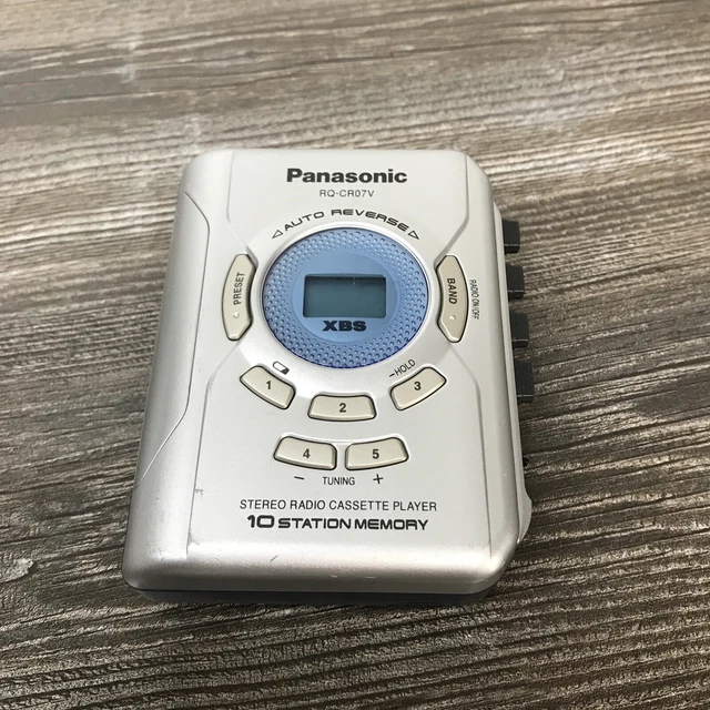 PANASONIC RQ-CR07V Portable Cassette Player With Am Fm. Fully Tested ...