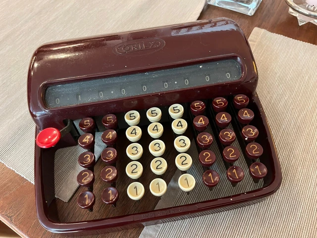 MACHINE À CALCULER mécanique Contex, Vers 1945 EUR 79,00 - PicClick FR