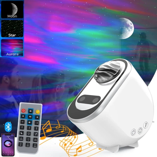 STARRY SKY PROJECTOR Light USB Galaxy Star Music Speaker Night Lamp ...