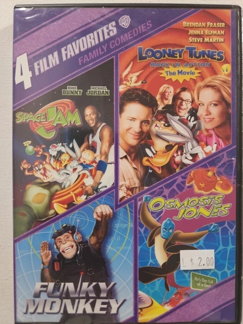 4 FILM FAVOURITES Space Jam Looney Toons Funky Monkey Osmosis Jones EUR ...