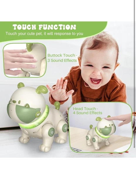 SIMREX ROBOT DOG -Toys Kids Remote Control Robot Pet Puppy Dog RC Robot ...