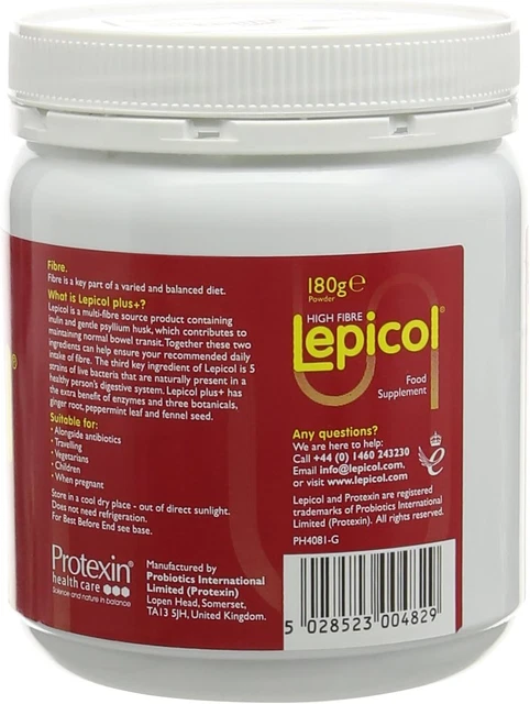 LEPICOL PLUS DIGESTIVE Enzymes, 180g £16.95 - PicClick UK
