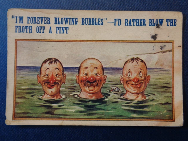 VINTAGE 'BAMFORTH & Co' Postcard 'Seaside Comic' Series No. 1122 Posted ...