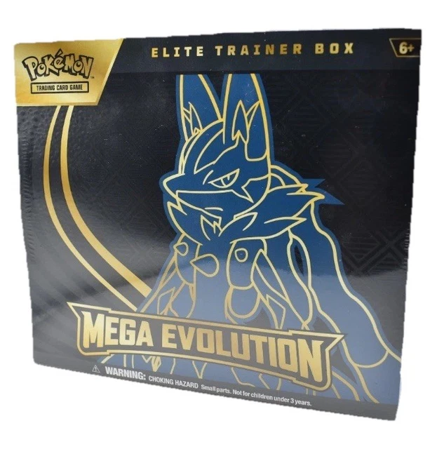 MEGA EVOLUTION LUCARIO Pokemon ETB Elite Trainer Box Mega Lucario £73. ...