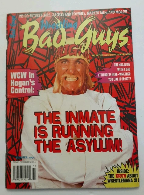 SUMMER 1995 WRESTLING Bad Guys Magazine Hulk Hogan Vader Big Bubba ...