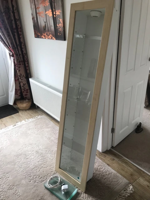 TALL IKEA CD/DVD Storage display cabinet £85.00 - PicClick UK