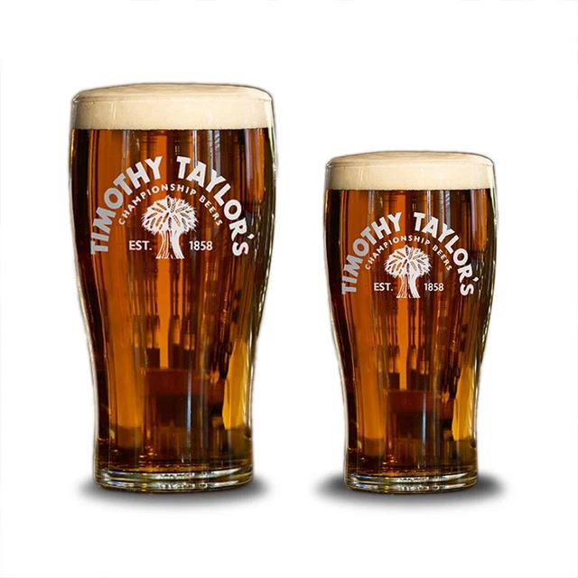TIMOTHY TAYLOR'S TULIP Glass One & Half Pint (Set of 2) - Championship ...