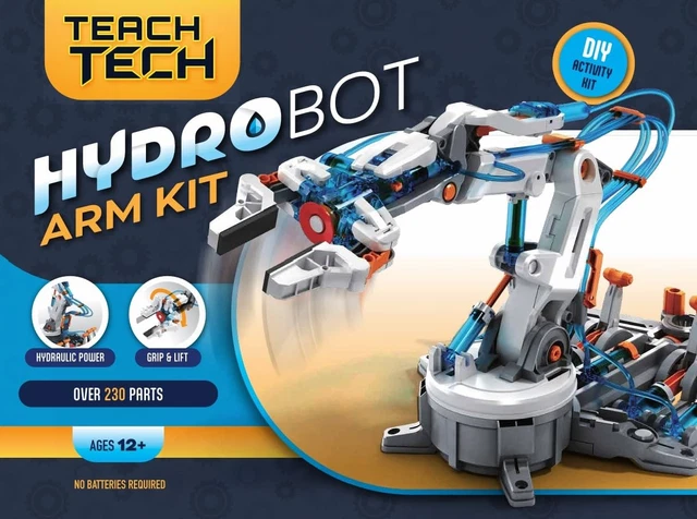 TEACH TECH “HYDROBOT Arm Kit”, Hydraulic Kit, STEM Building Toy for ...