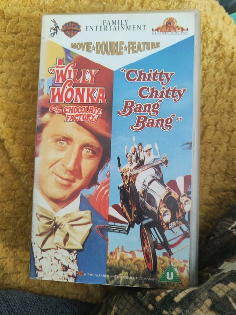 WILLY WONKA/CHITTY CHITTY Bang Bang Double Feature VHS Video £2.50 ...