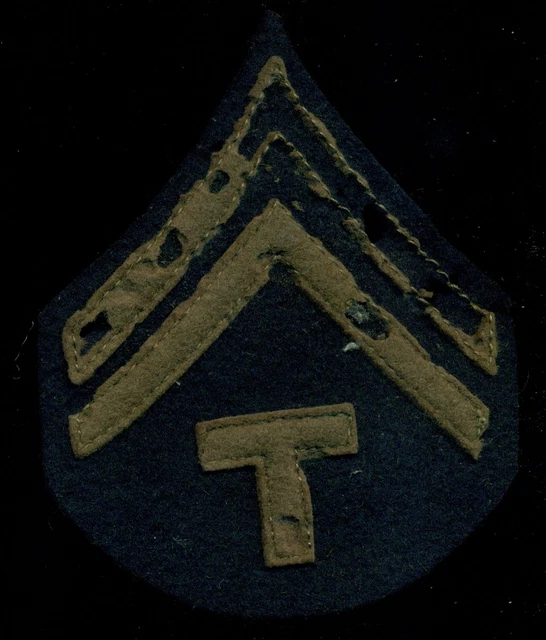 WW2 US ARMY Rank Stripes Technician Corporal Wool Patch OS-2 £13.50 ...