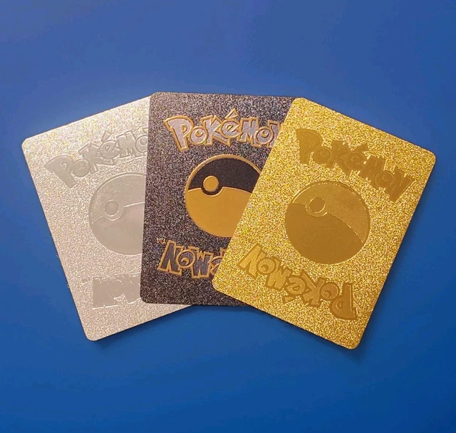 POKÉMON MEWTWO + Mew Tag Team GX Foil Etched Gold Black Silver PVC Fan ...