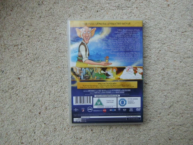 ROALD DAHL'S THE BFG DVD - Animated Film (David Jason as the BFG ...