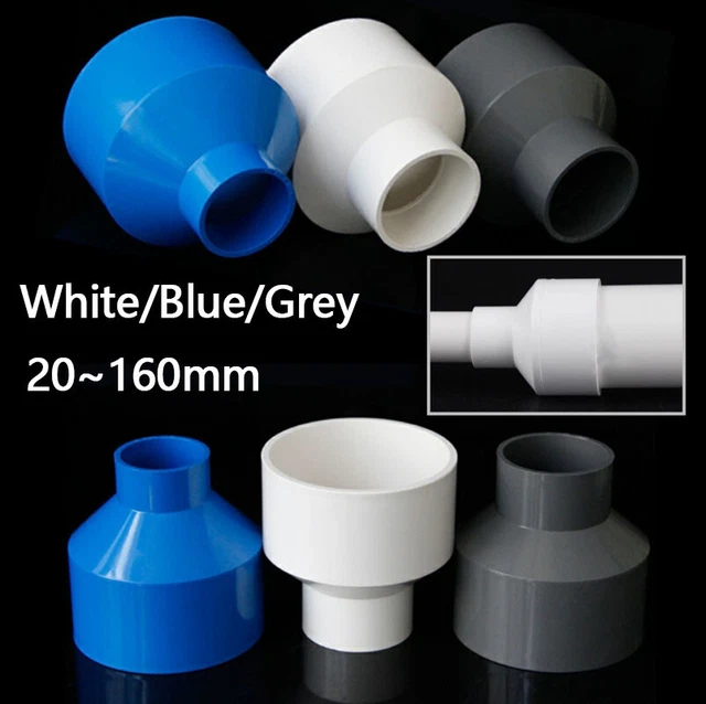 PVC REDUCING FITTING Concentric Reducer Connector Color Socket Coupling ...