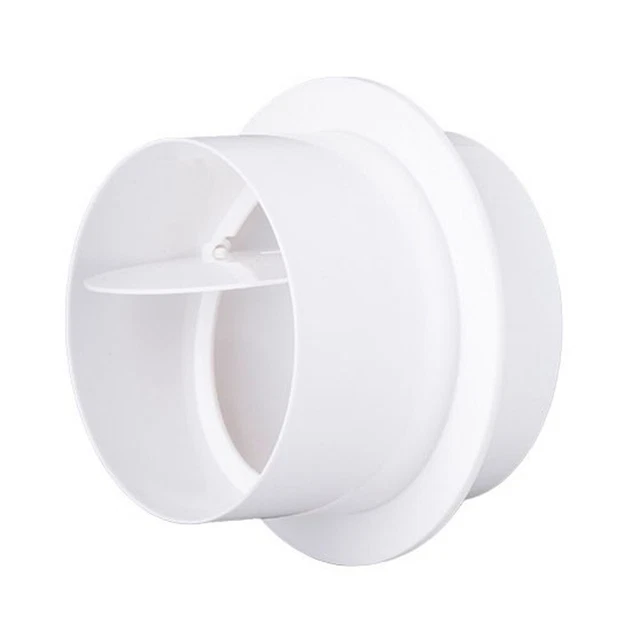 CHECK VALVE VENTILATION For Ventilation 80mm PVC Round White 100mm ...