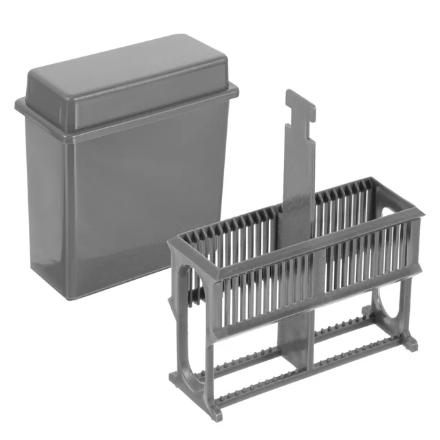 SLIDE STORAGE RACK Baby Microscope Tray Slides Laboratory Glass ...