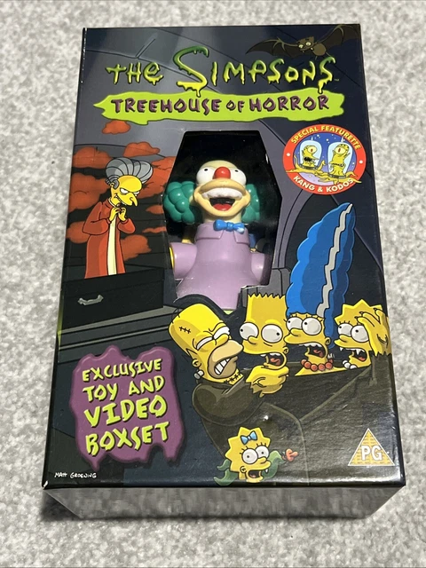 THE SIMPSONS - Treehouse Of Horrors VHS Exclusive Toy And Video Box Set ...