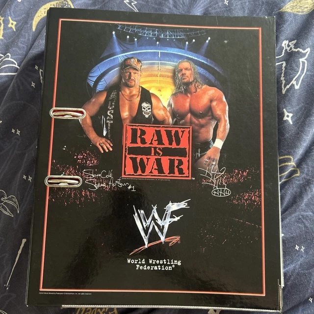 WWF RAW IS War Folder - Binding World Wrestling Federation Office ...