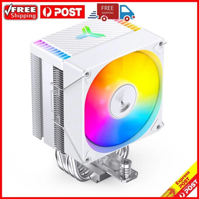 ARGB CPU COOLER Fan for INTEL LGA 1700 1200115X AM4 (White 4 pin+5V ...