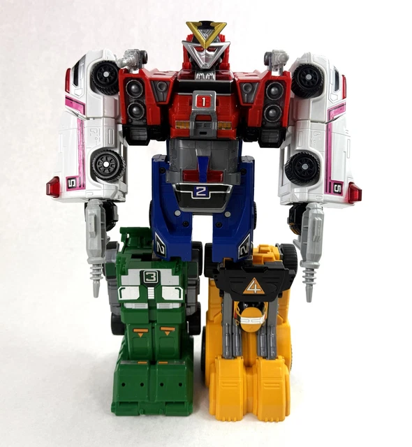 RESCUE MEGAZORD VINTAGE Power Rangers Turbo Zord Complete 1997 Bandai ...
