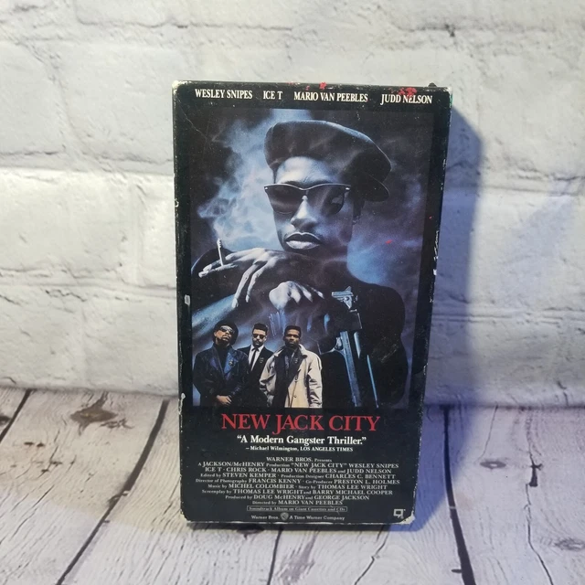 NEW JACK CITY (VHS, 1991, Warner Bros. Hits) Ice T Wesley Snipes Judd ...