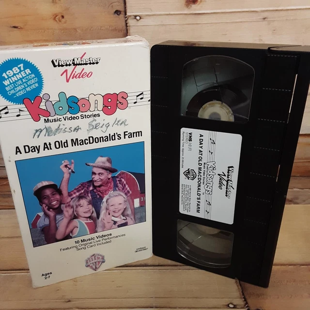 VIDEOCASSETTA VIDEOCASSETTA KIDSONGS A Day At Old Macdonald's Farm VHS ...