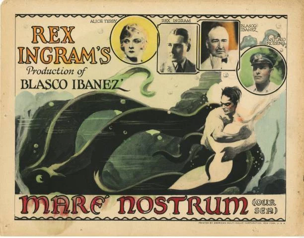 MARE NOSTRUM POSTER Alice Terry Rex Ingram Blasco Ibanez Old Movie ...