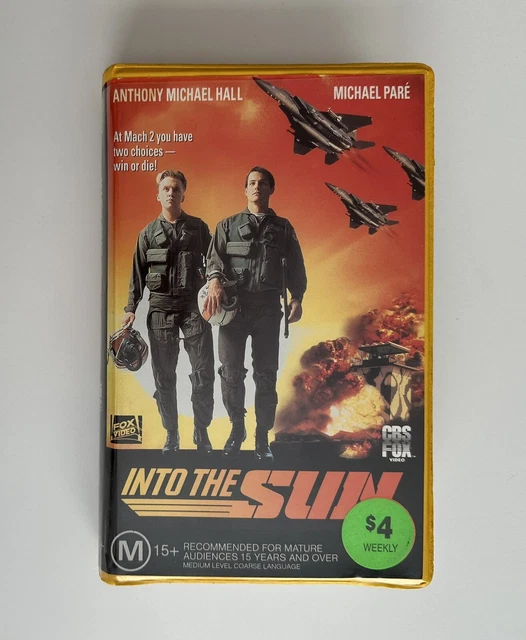 INTO THE SUN [VHS] Fox Video Big Box Clamshell Ex-Rental Tape Action ...