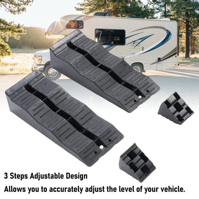 RV LEVELING RAMP RV Leveler Ramp 11000LBS Load Capacity 3 Steps ...