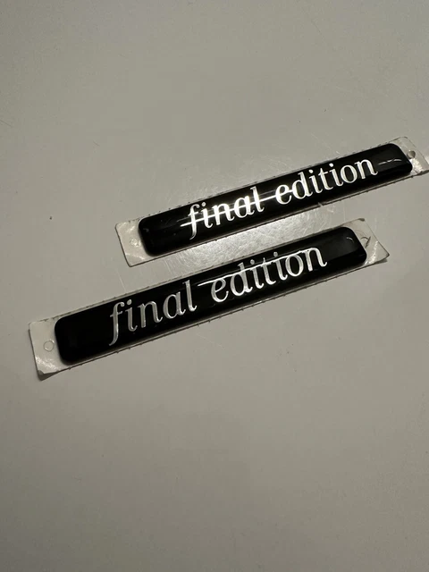 MERCEDES W124 R129 S124 Final Edition Emblem Typenschild orig ...