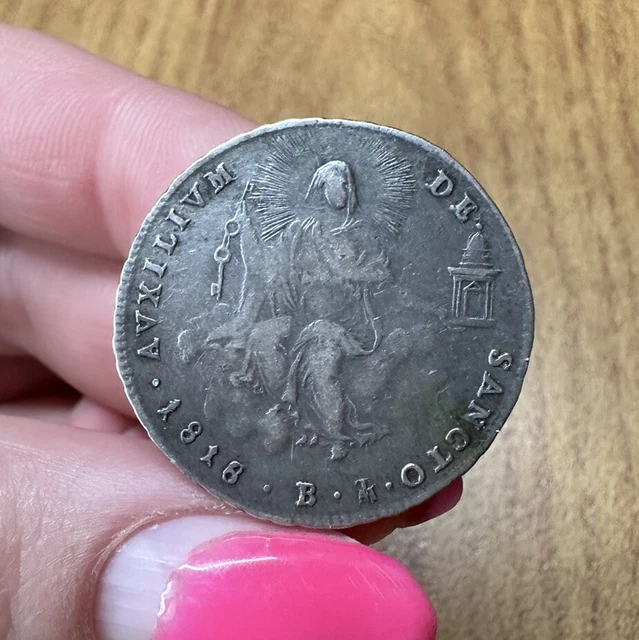 COIN STATE PONTIFICAL Pio VII Double Julius 1818 Ps $267.52 - PicClick AU