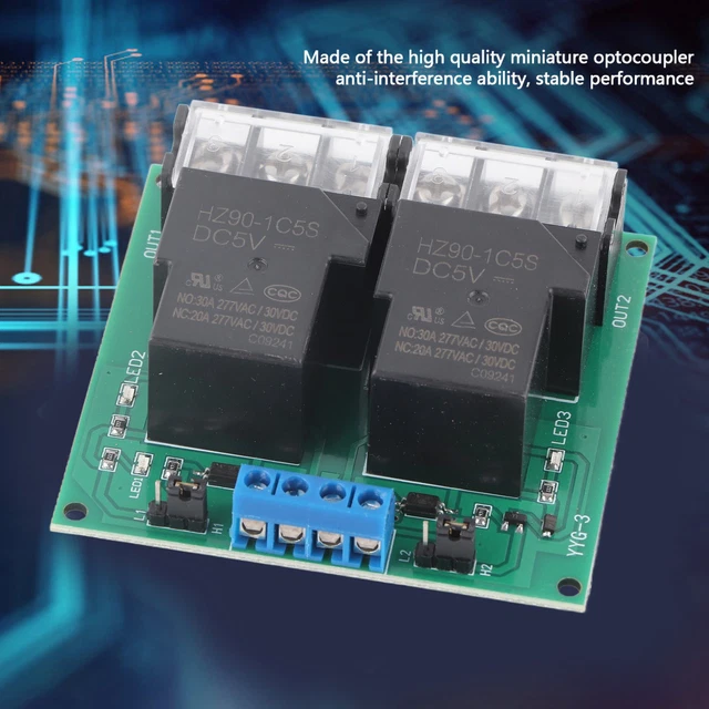 TWO WAY BIDIRECTIONAL Optocoupler Isolation Relay Module 30A YYG-3 ...