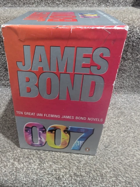 JAMES BOND 007 10 Book Box Set Collection Ian Fleming Pb Penguin Books ...