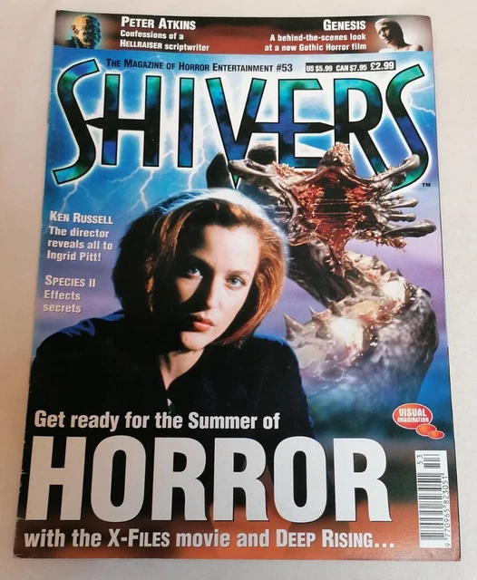 MAGAZINE - SHIVERS Horror Magazine #53 Ken Russell Species 2 Peter ...