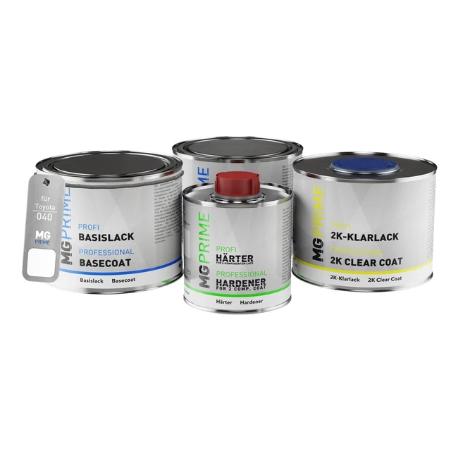 AUTOLACK DOSE SET für Toyota 040 Super White II Schneeweiss ...